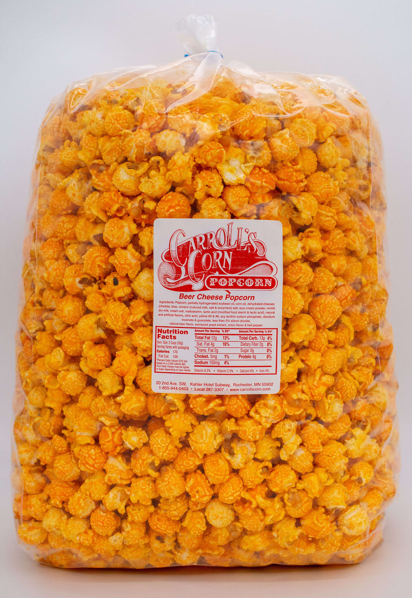 Beer Cheese Gourmet Popcorn – Carroll's Corn Co.